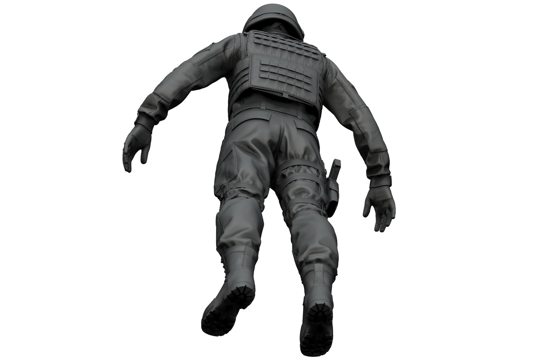 ArtStation - Police Special Force Officer (ztl/obj files) | Game Assets