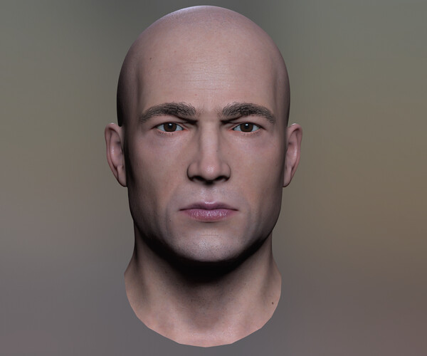 ArtStation - Soldier head - 01 | Game Assets