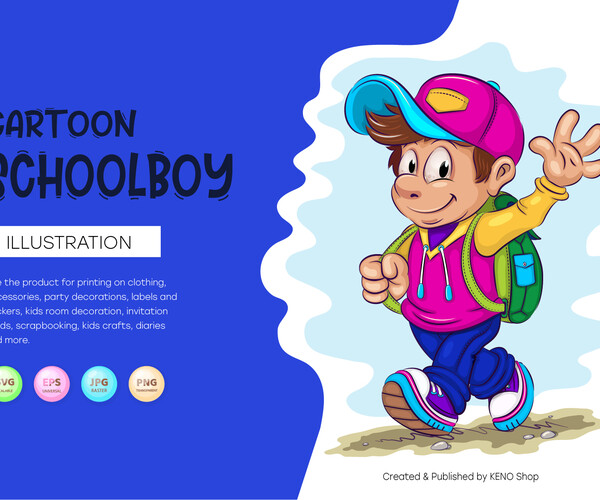 ArtStation - Cartoon schoolboy. | Artworks