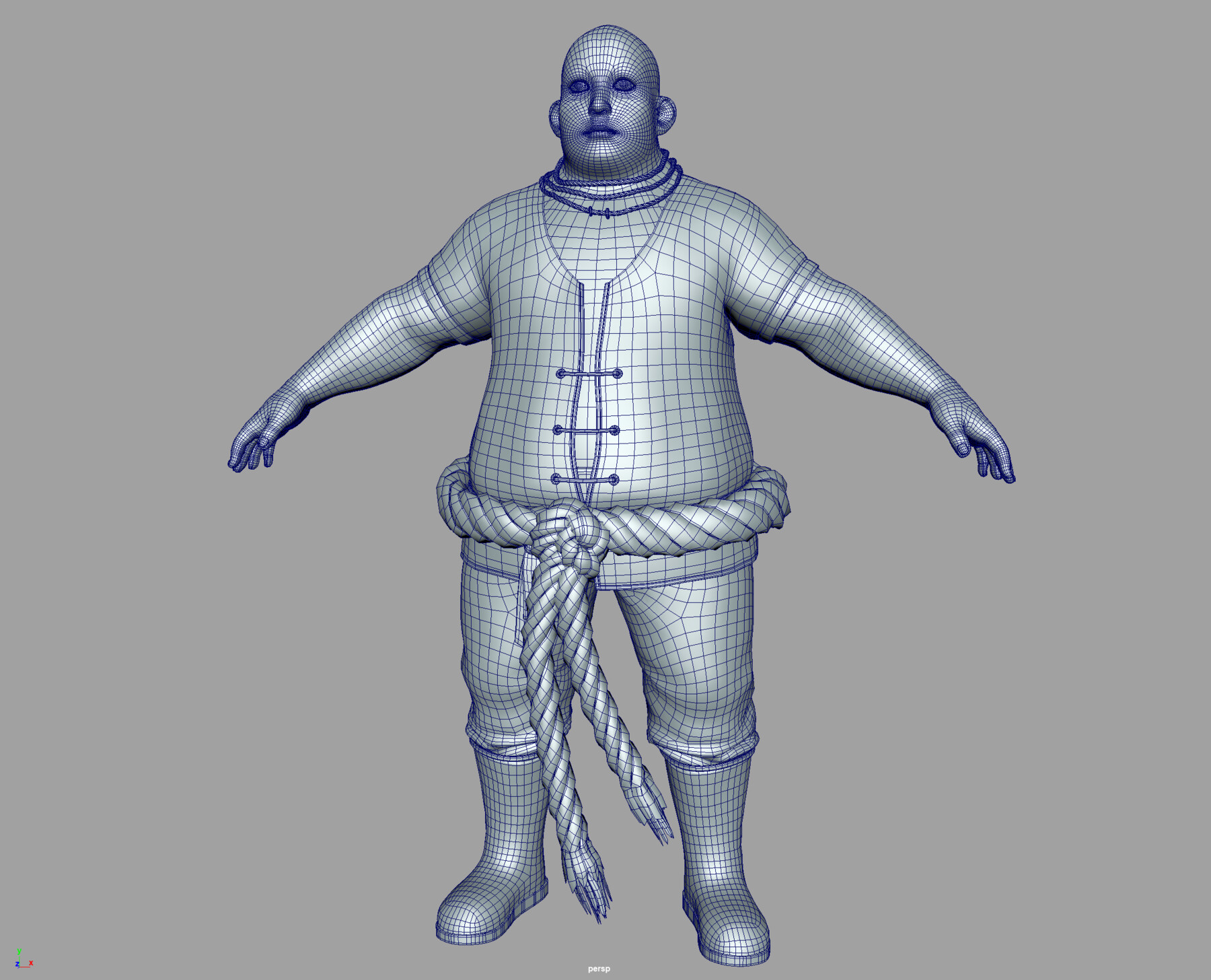 ArtStation - Chinese style ancient Man fat B | Resources
