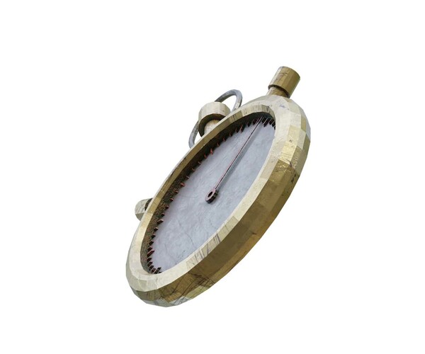 ArtStation - Gold Retro Stopwatch Low Poly 3D Model | Game Assets