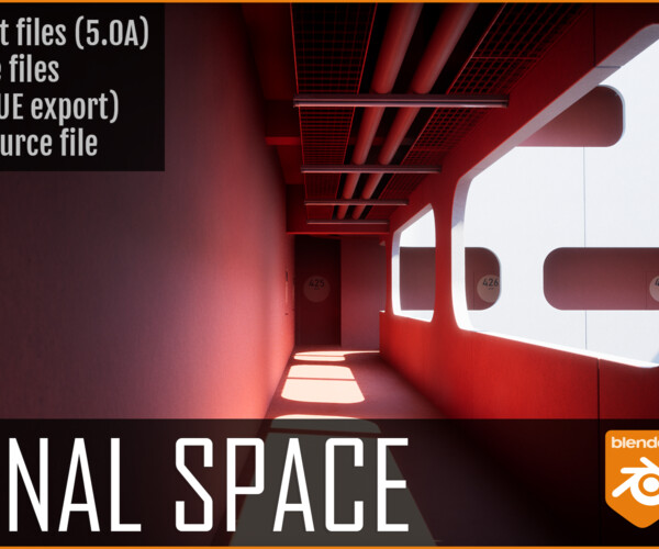 ArtStation - Liminal space recreation - Project files / FBX + UE5 ...