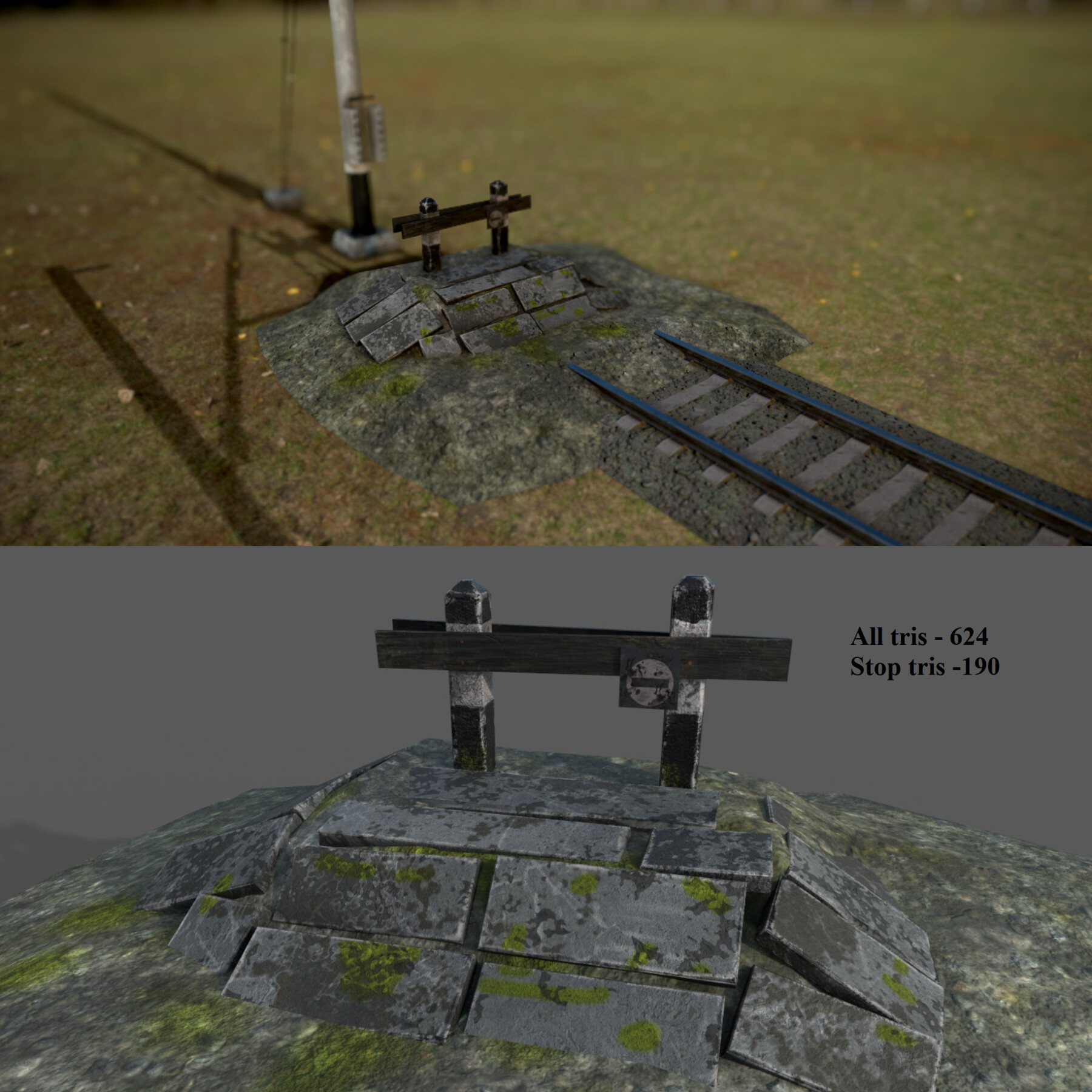 ArtStation - Railway game-ready pack | Game Assets