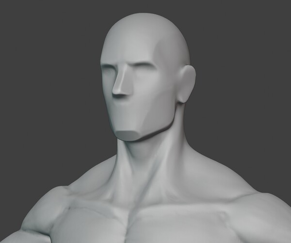 ArtStation - Male Body Base Athletic Sculpt | Resources