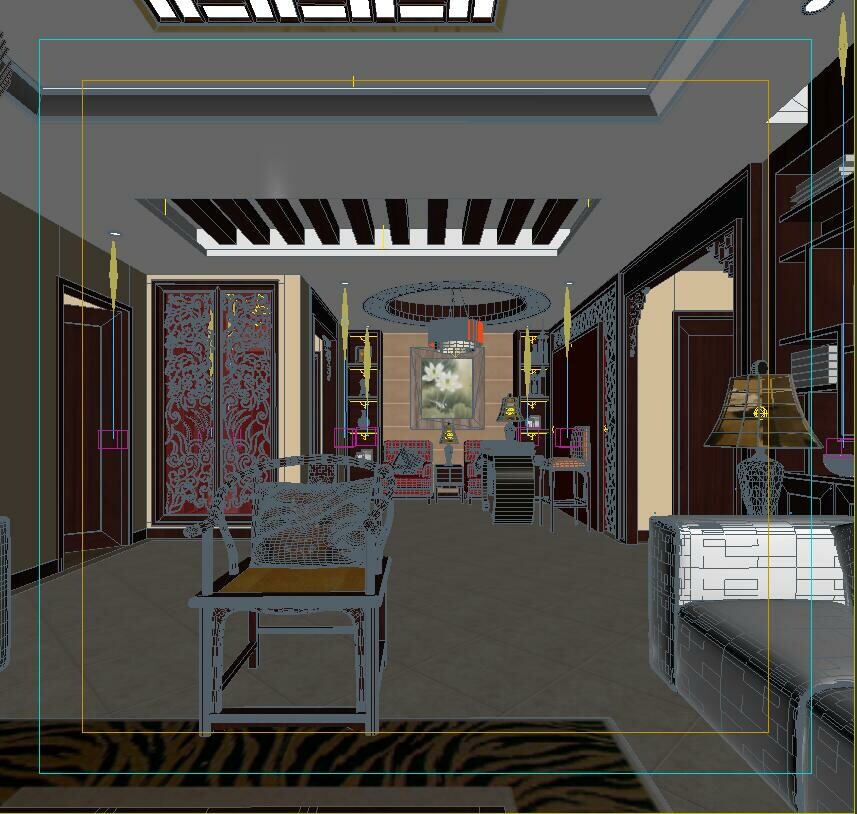 ArtStation - Fashionable Chinese vintage room restaurant 1824 | Resources