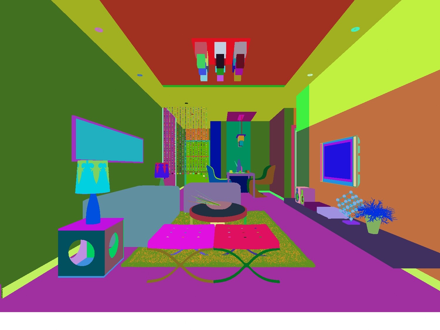 ArtStation - Modern fashionable concise sitting room 1842 | Resources