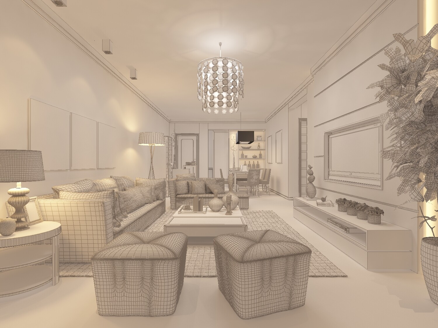 ArtStation - Modern fashion parlor 1848 | Resources