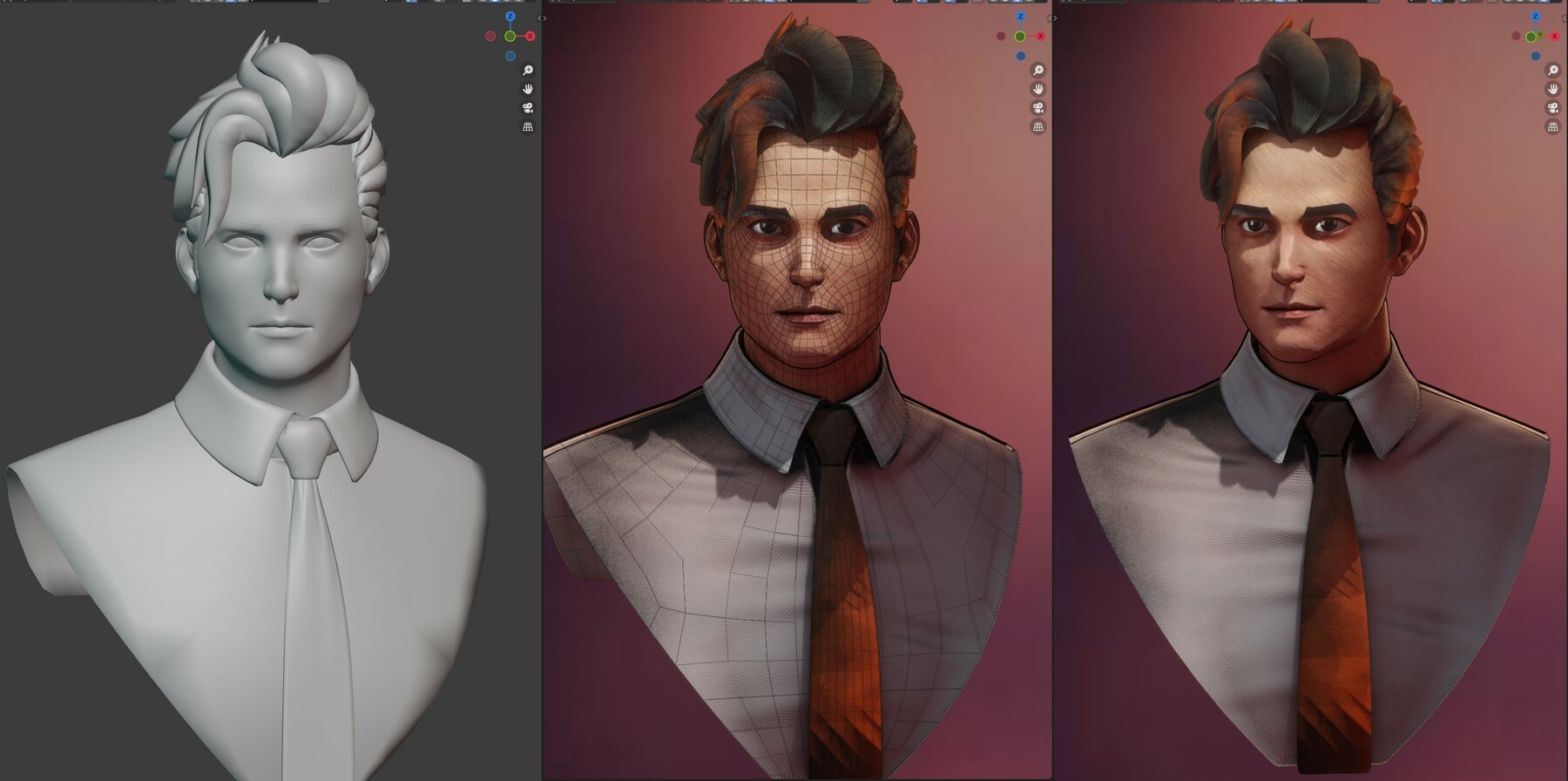 ArtStation - Male Head Blender file | Game Assets