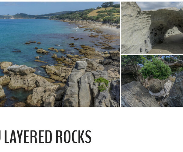 ArtStation - 259 photos of Waipu Layered Rocks | Resources