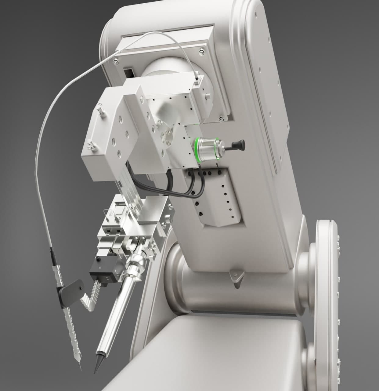 ArtStation - 5 Industrial Robot Arm and 5 tools | Game Assets