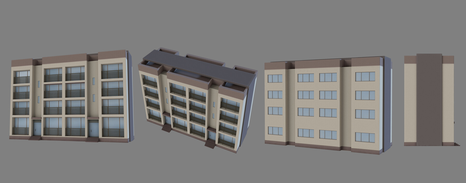 ArtStation - Cartoon building house | Resources