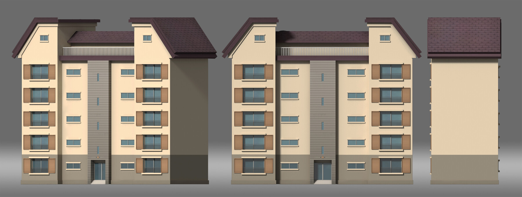 ArtStation - Cartoon building house | Resources