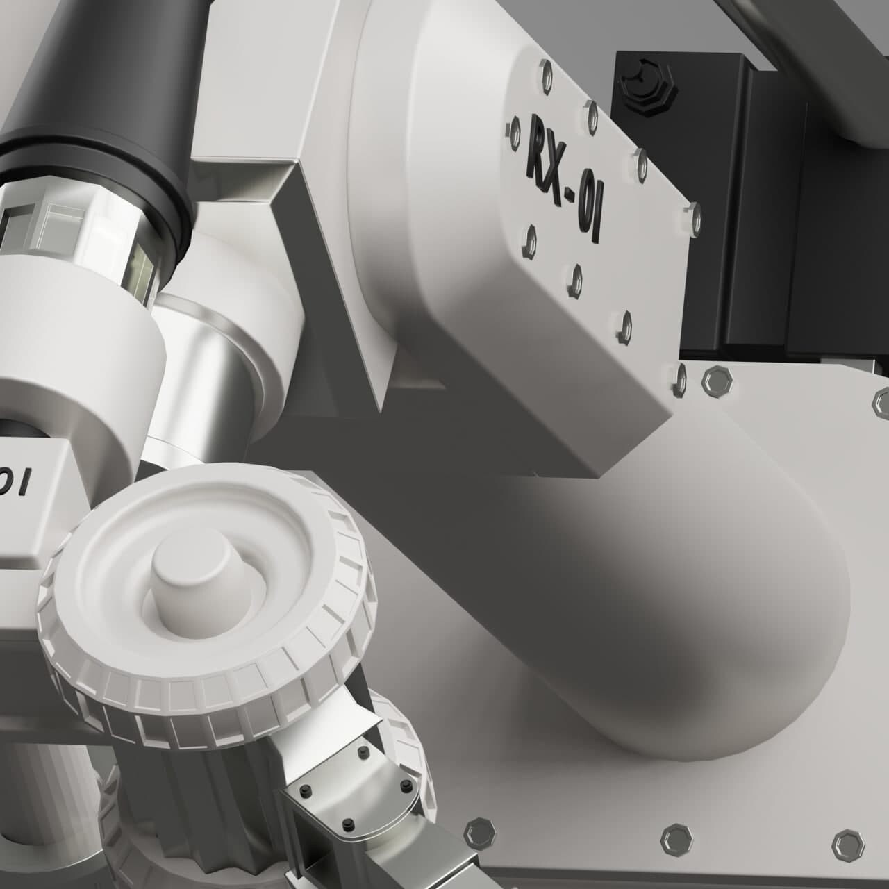 ArtStation - 5 Industrial Robot Arm and 5 tools | Game Assets