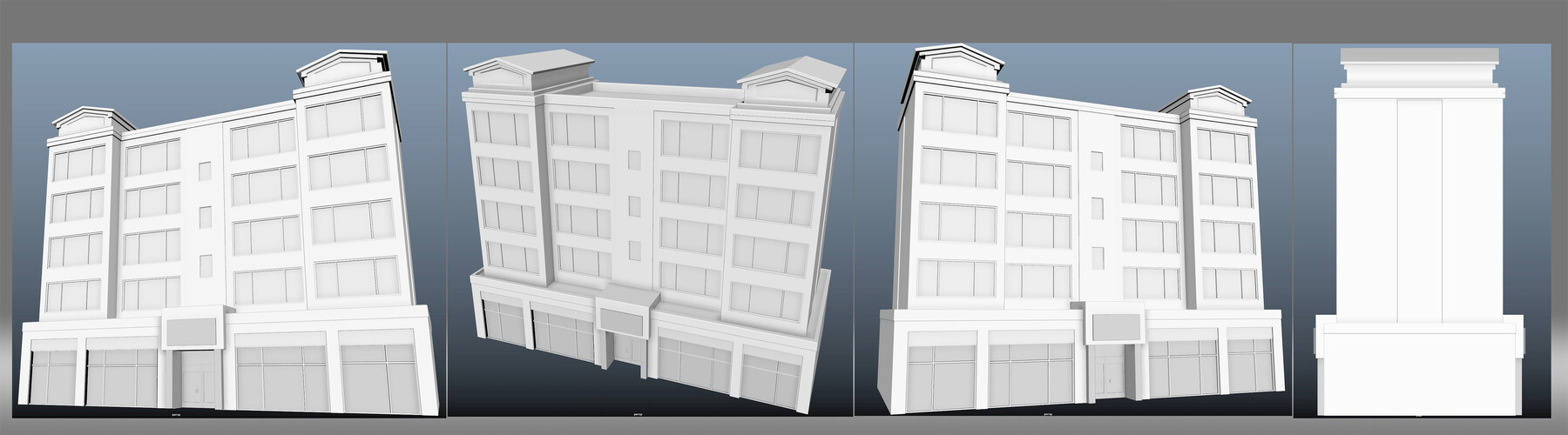 ArtStation - Cartoon building house | Resources