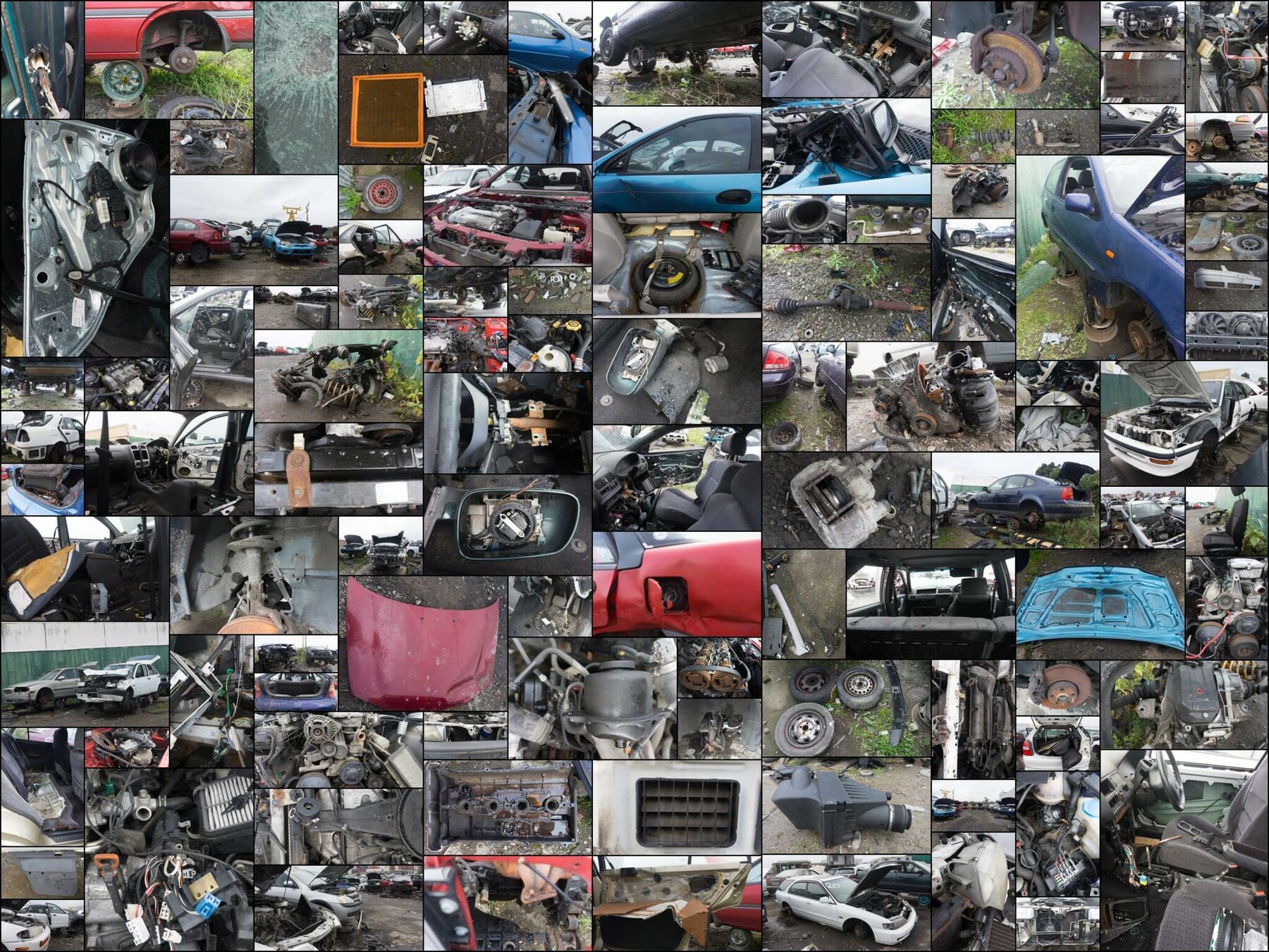 ArtStation - 315 photos of Car Junkyard | Resources