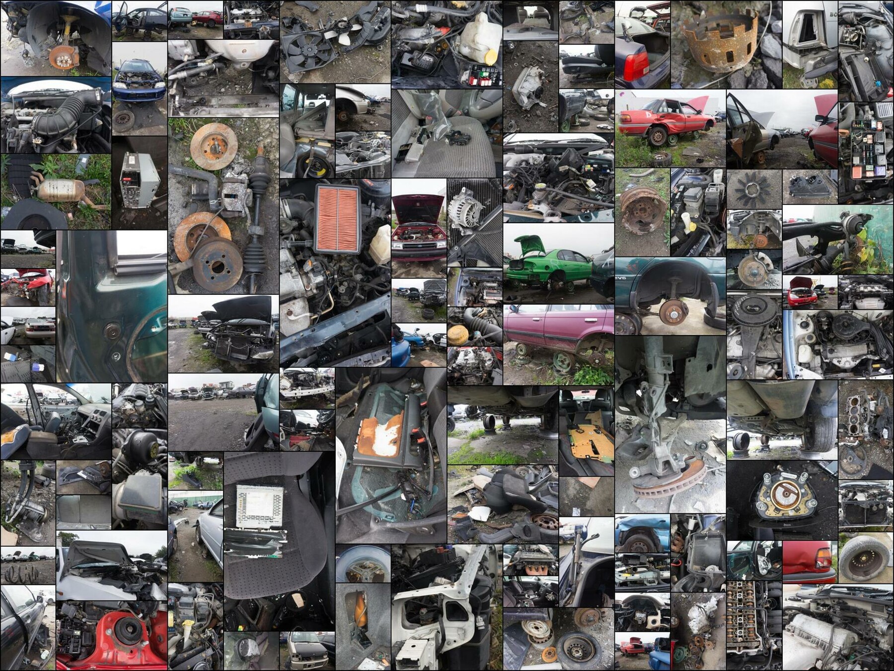 ArtStation - 315 photos of Car Junkyard | Resources