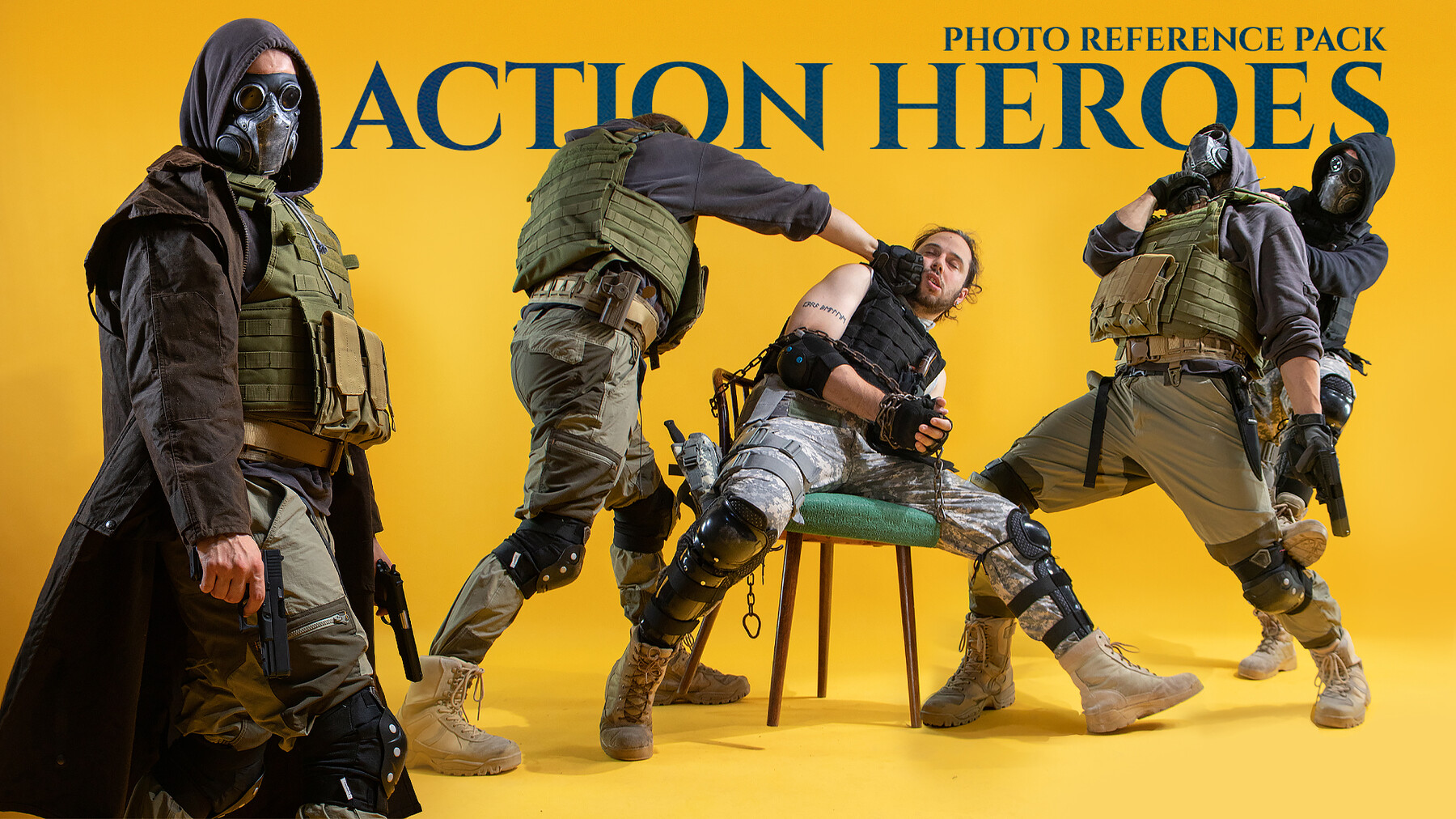 ArtStation - Action Heroes - Reference Photo Pack for Artists 359 JPEGs ...