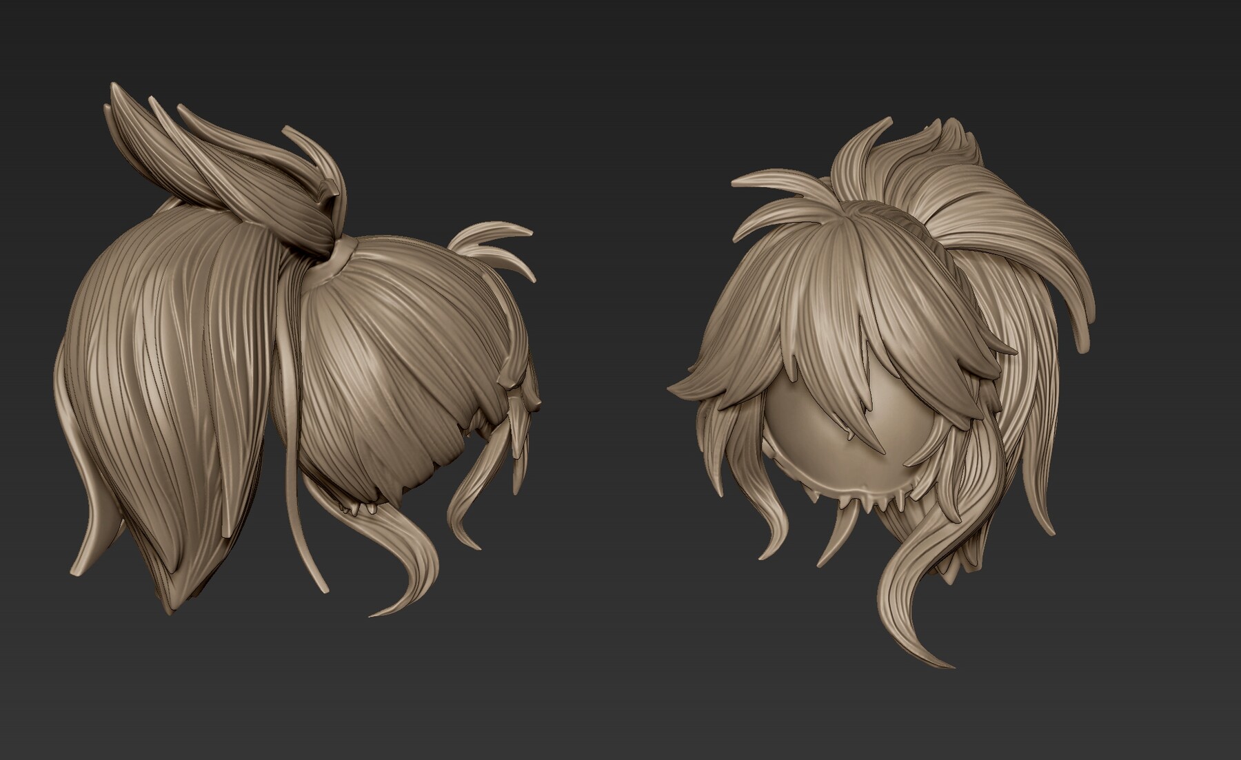 ArtStation - Hair Collection 7 | Resources