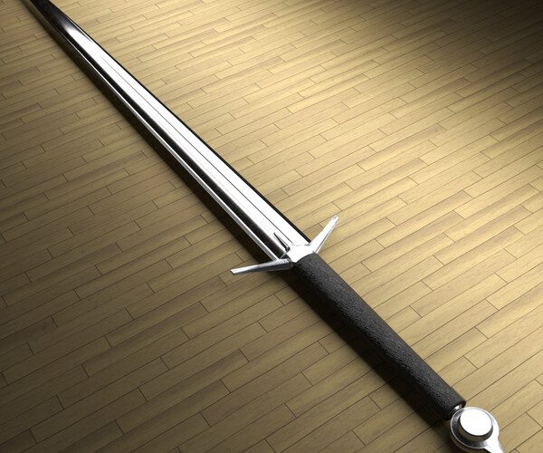 ArtStation - Claymore Sword Low-Poly Gameready (PBR) | Game Assets