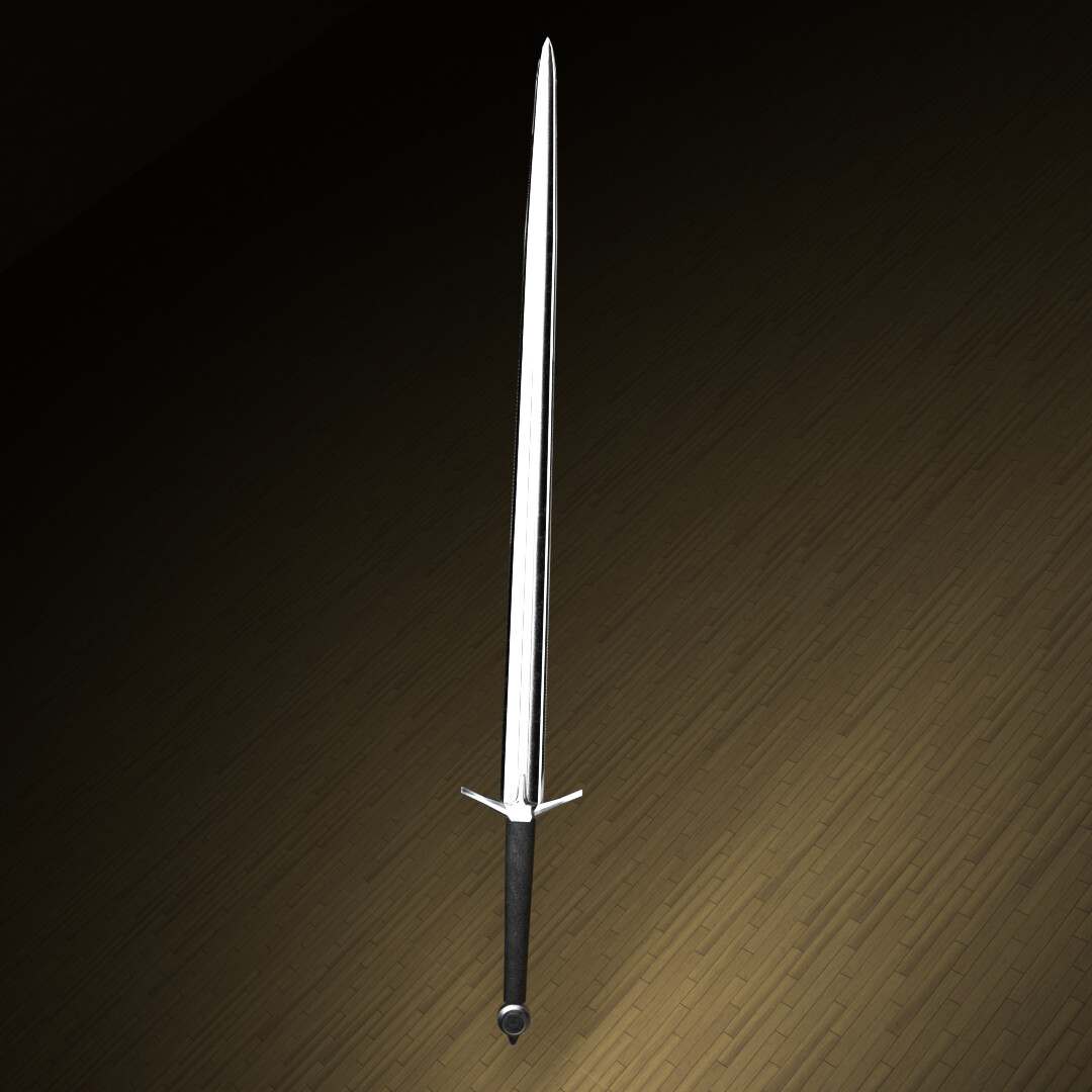 ArtStation - Claymore Sword Low-Poly Gameready (PBR) | Game Assets