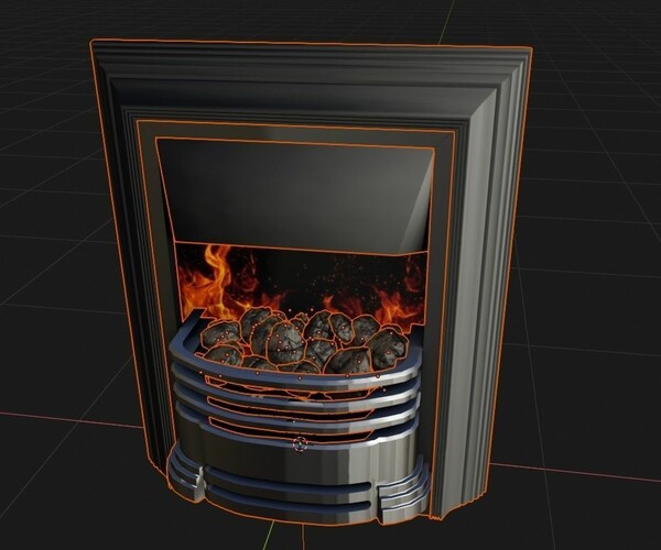ArtStation - Fireplace | Game Assets