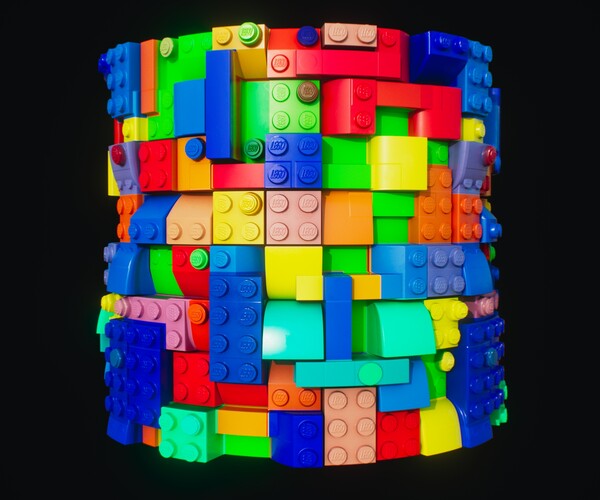 ArtStation - Lego Full procedural Texture | Game Assets