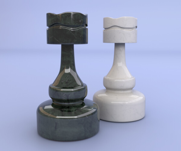 ArtStation - Chess Piece - Rook | Game Assets