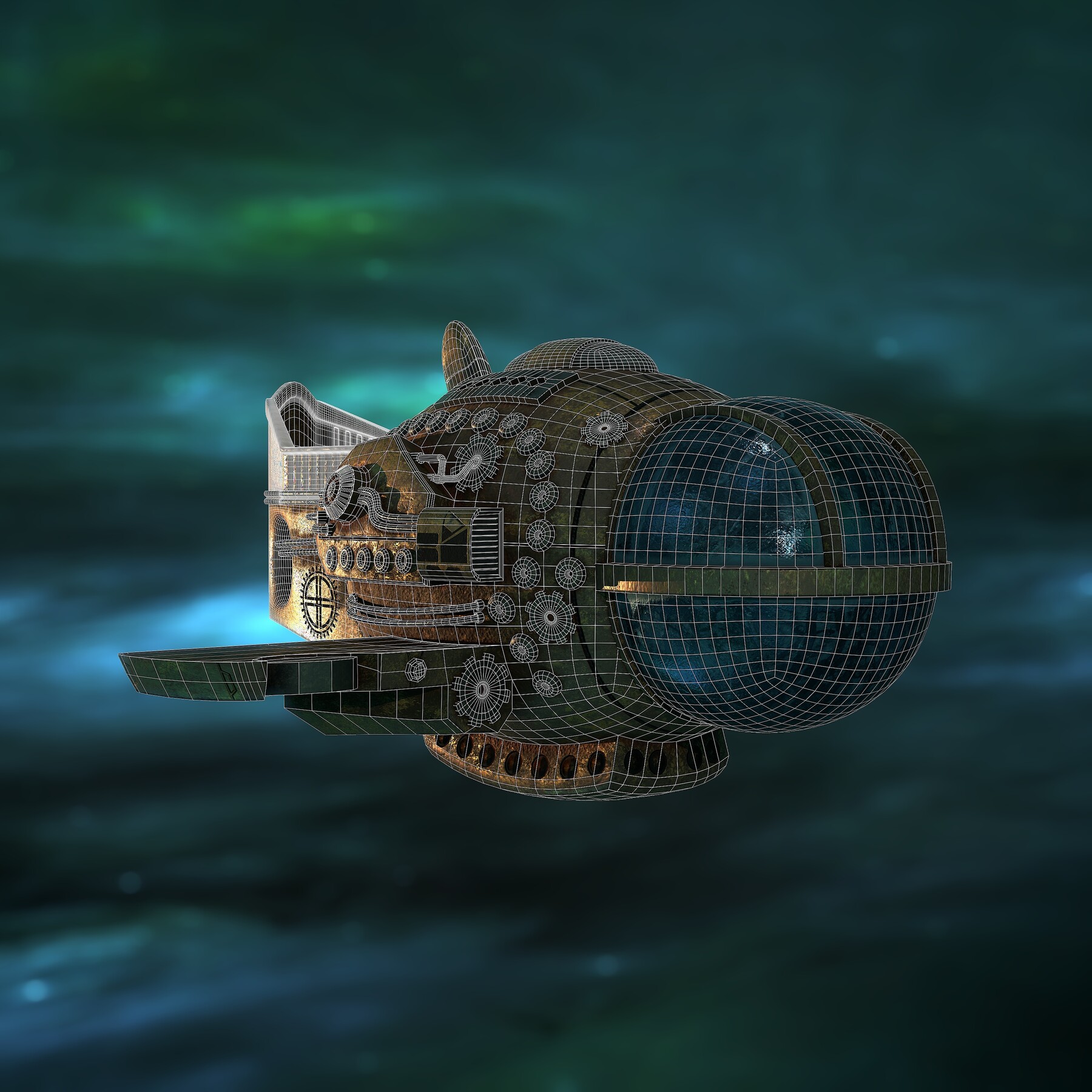 ArtStation - Steampunk Spaceship | Game Assets