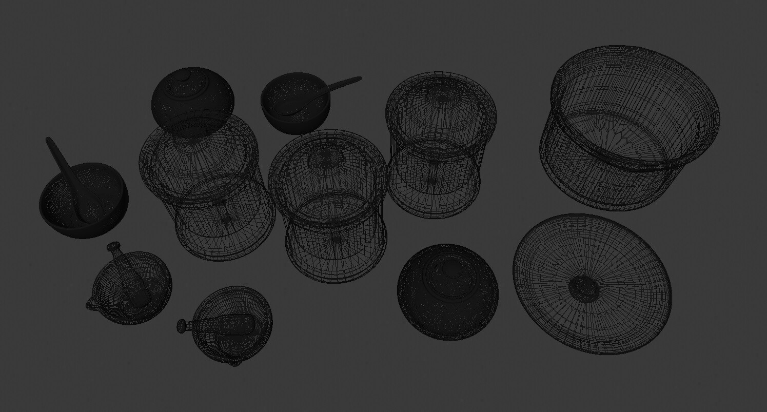 ArtStation - Bowls Collection | Game Assets