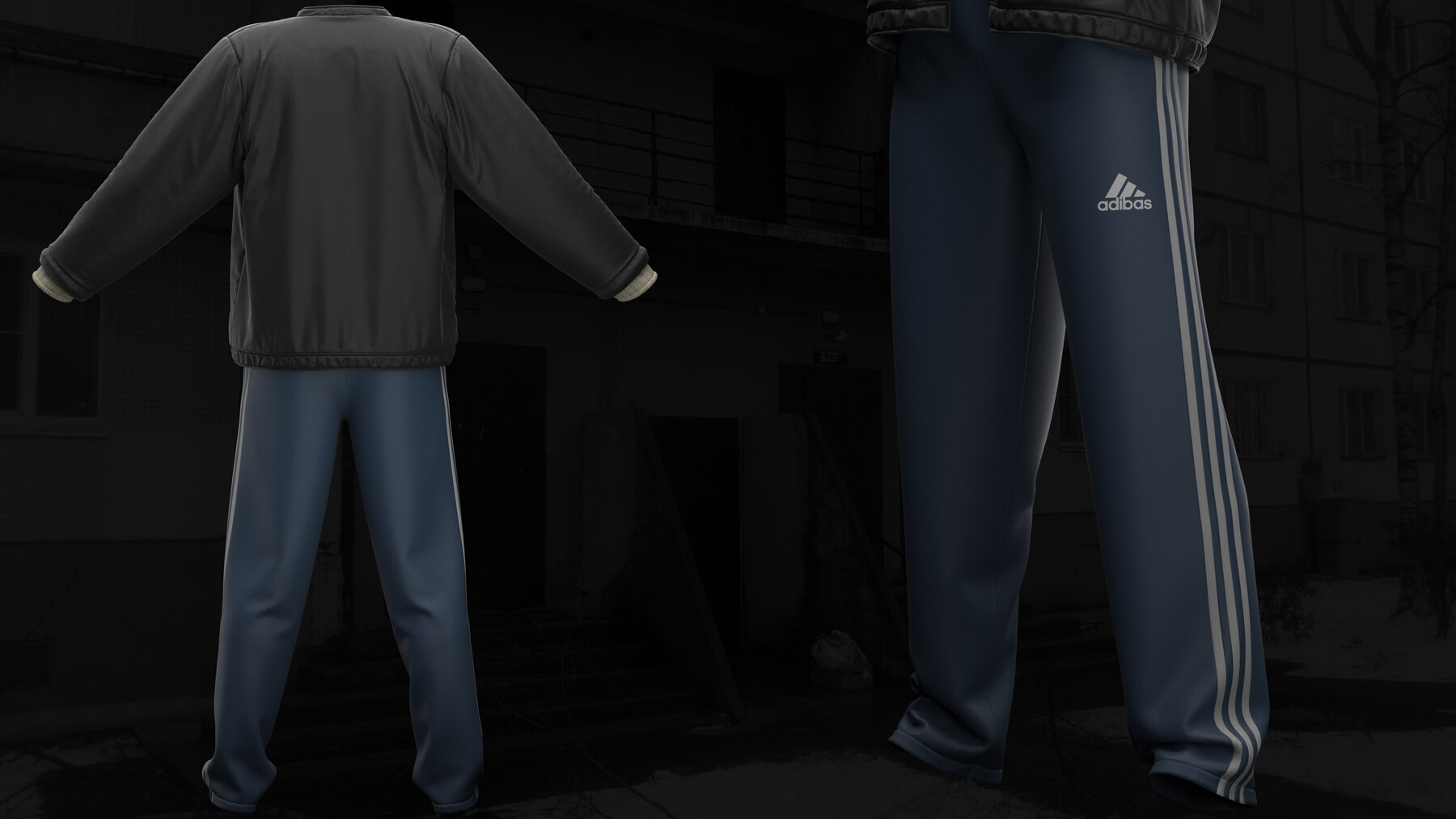 ArtStation - Clo3d/Marvelous designer Male Gopnik outfit. Zprj/Obj/Pose ...