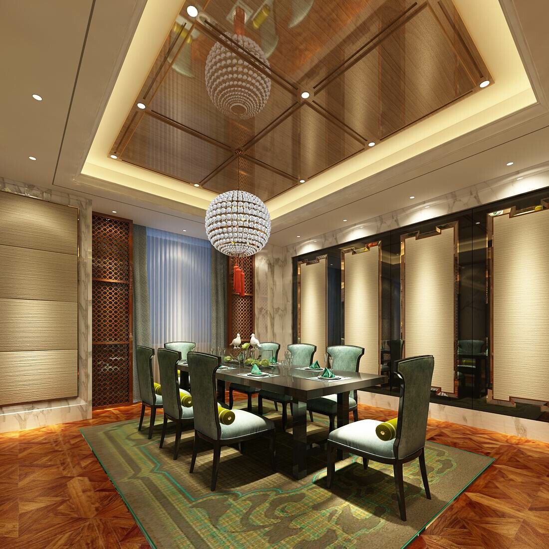 ArtStation - Chinese living room design 08 | Resources