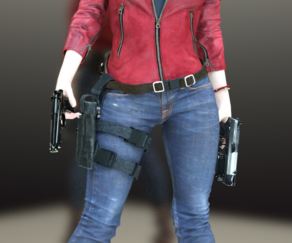 ArtStation - Claire Redfield RE2R for Genesis 8 Female | Resources