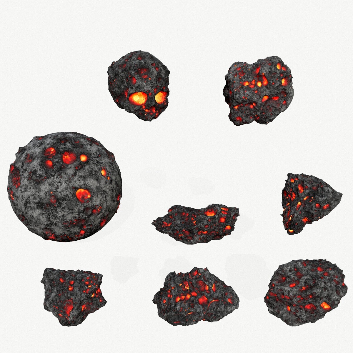 ArtStation - Asteroid Set | Game Assets