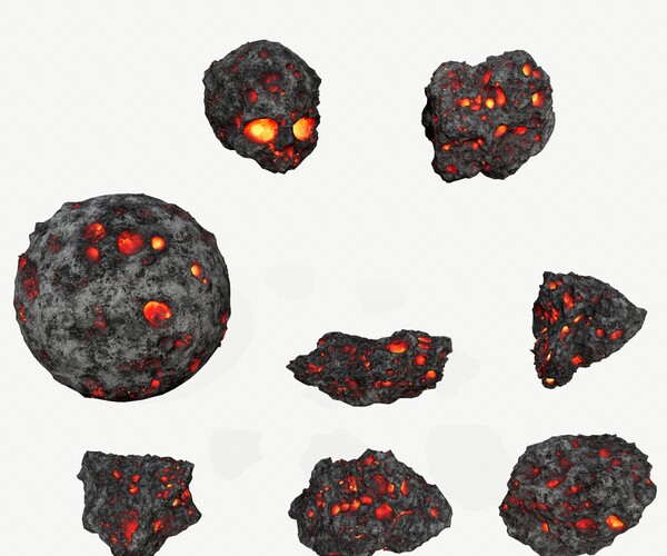 ArtStation - Asteroid Set | Game Assets