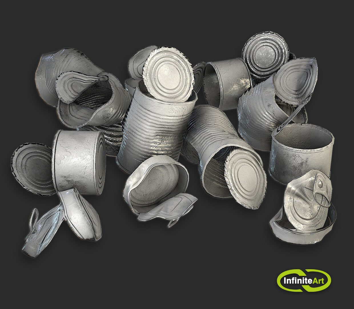 ArtStation - Tin cans | Game Assets