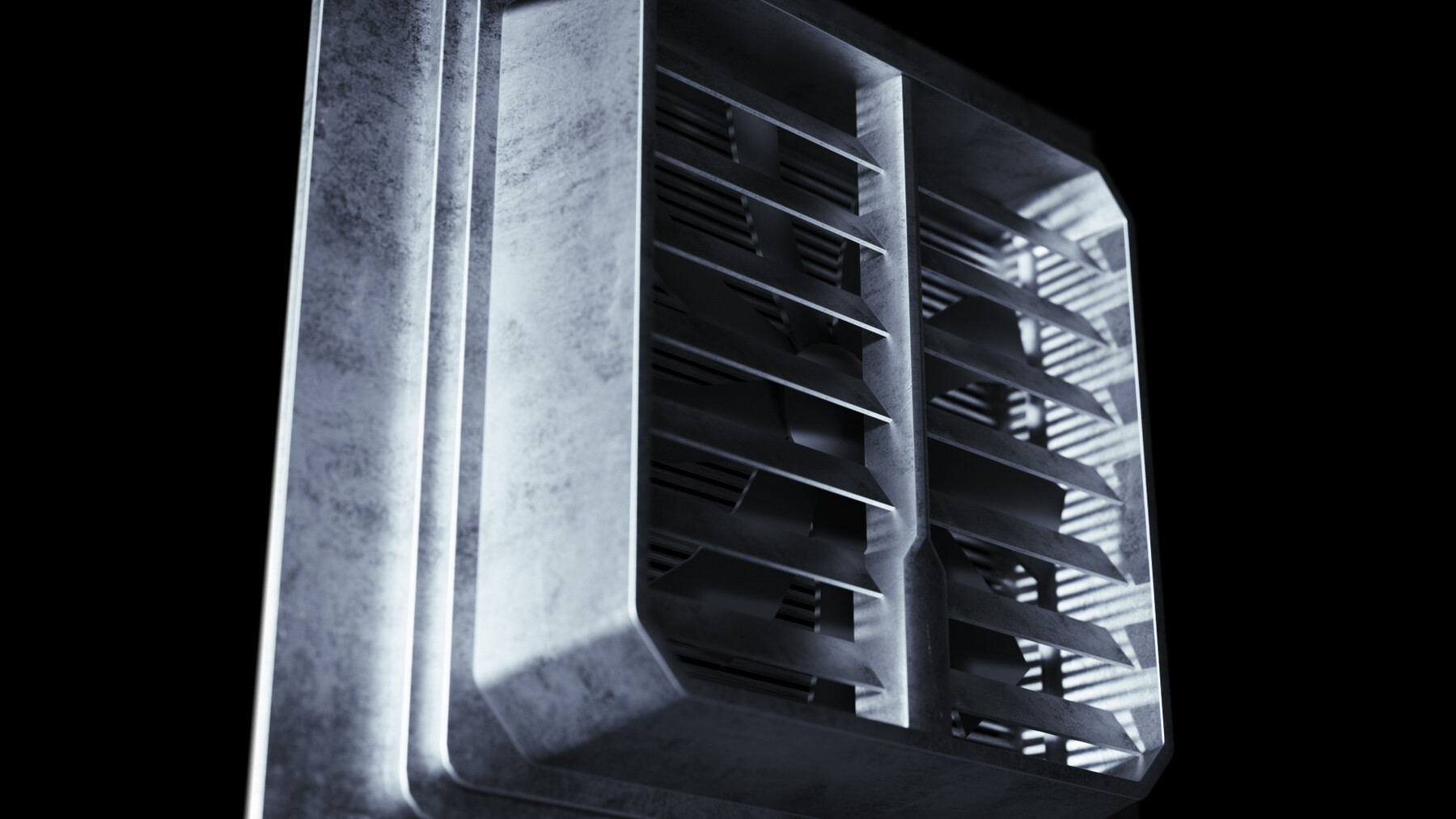 ArtStation - Sci-Fi Metal Ventilation Shaft | Resources