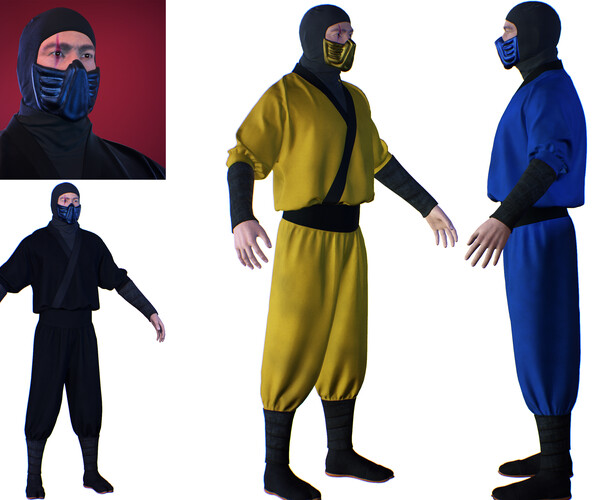 ArtStation - Ninja Color Pack | Game Assets