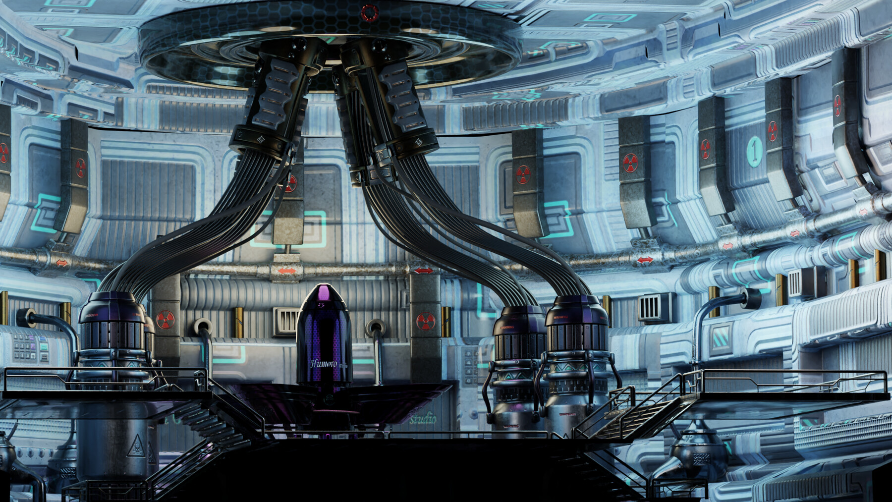 ArtStation - sci fi lab assets low and high poly +texture | Game Assets