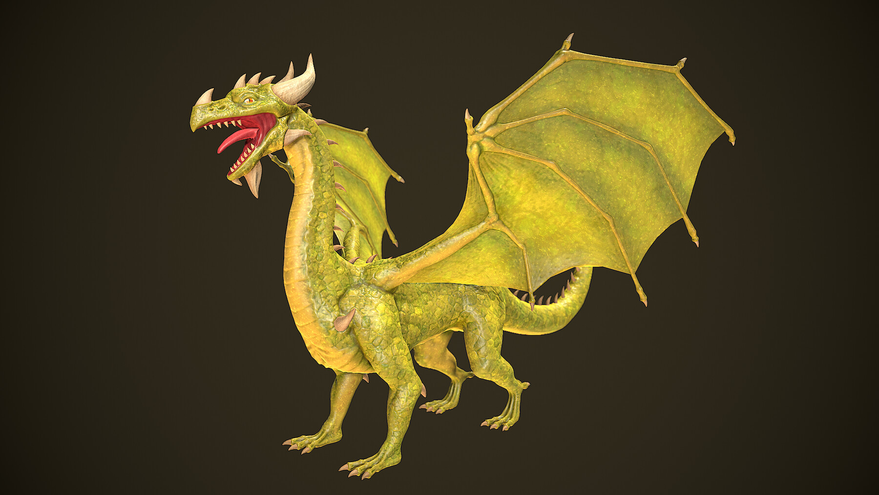 ArtStation - Character - Dragon | Game Assets