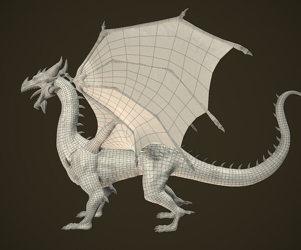ArtStation - Character - Dragon | Game Assets