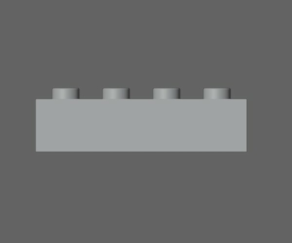 ArtStation - Plastic Brick Low-poly 3D model | Game Assets