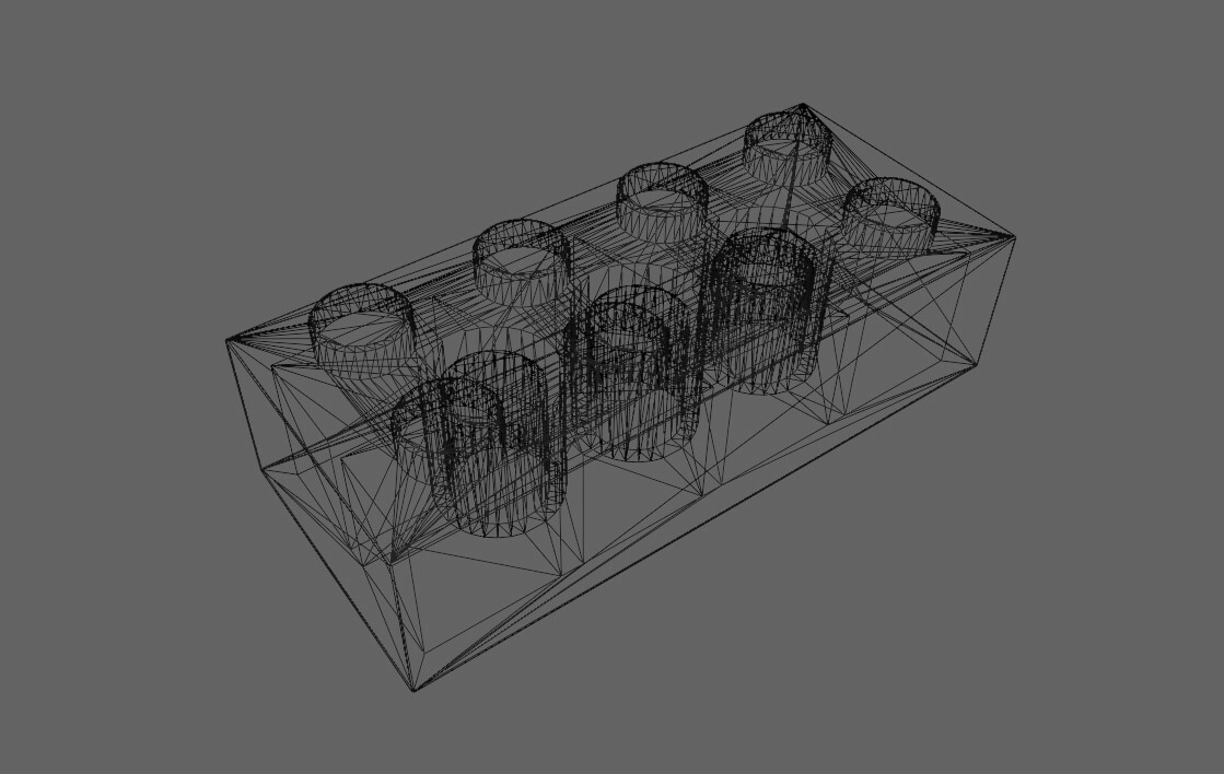 ArtStation - Plastic Brick Low-poly 3D model | Game Assets