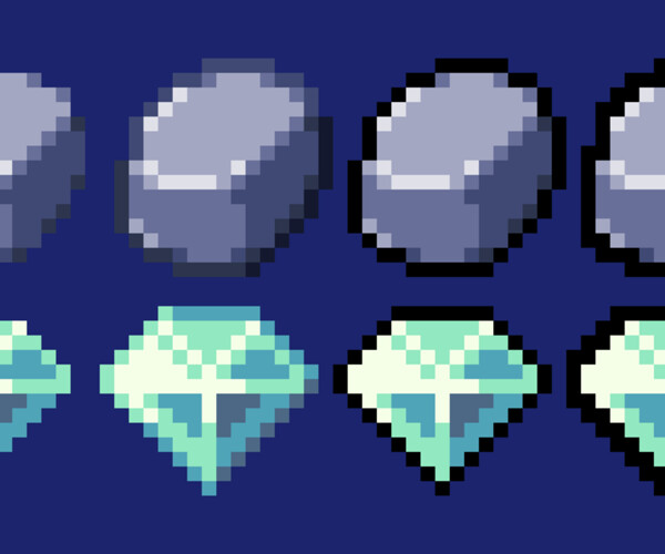 ArtStation - 60+ Pixelart RPG Icons | Game Assets