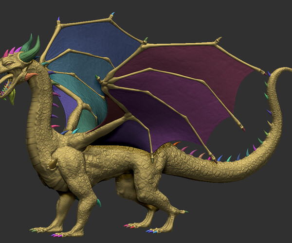 ArtStation - Character - Dragon | Game Assets