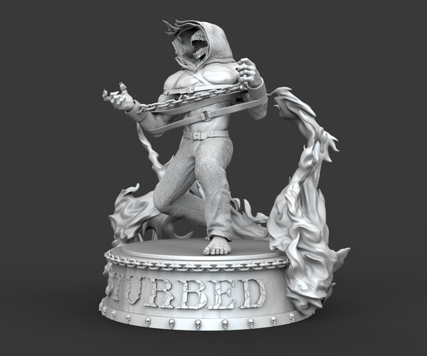 ArtStation - The Guy Mascot of the band Disturbed 3D print model ...