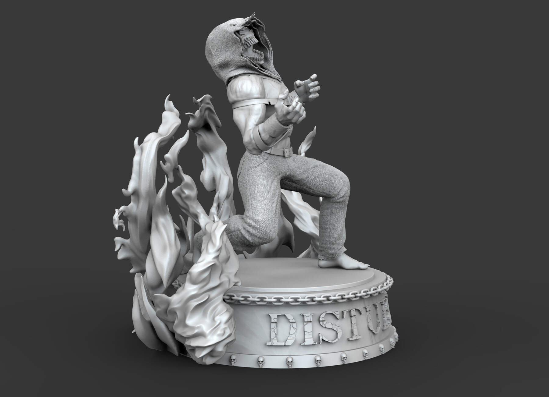 ArtStation - The Guy Mascot of the band Disturbed 3D print model ...