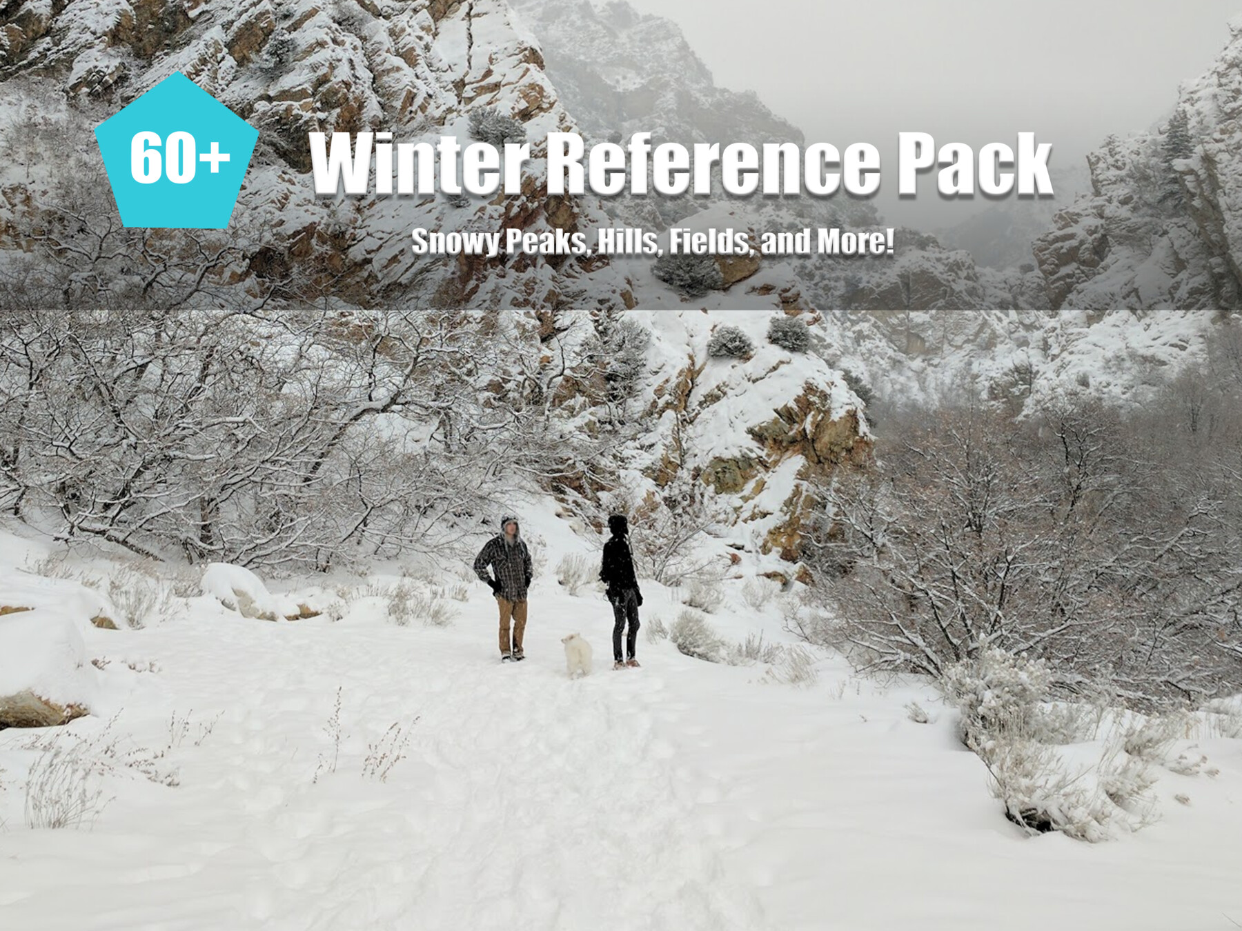 ArtStation - Winter Reference - Snow-filled Peaks, Hills, Fields and ...