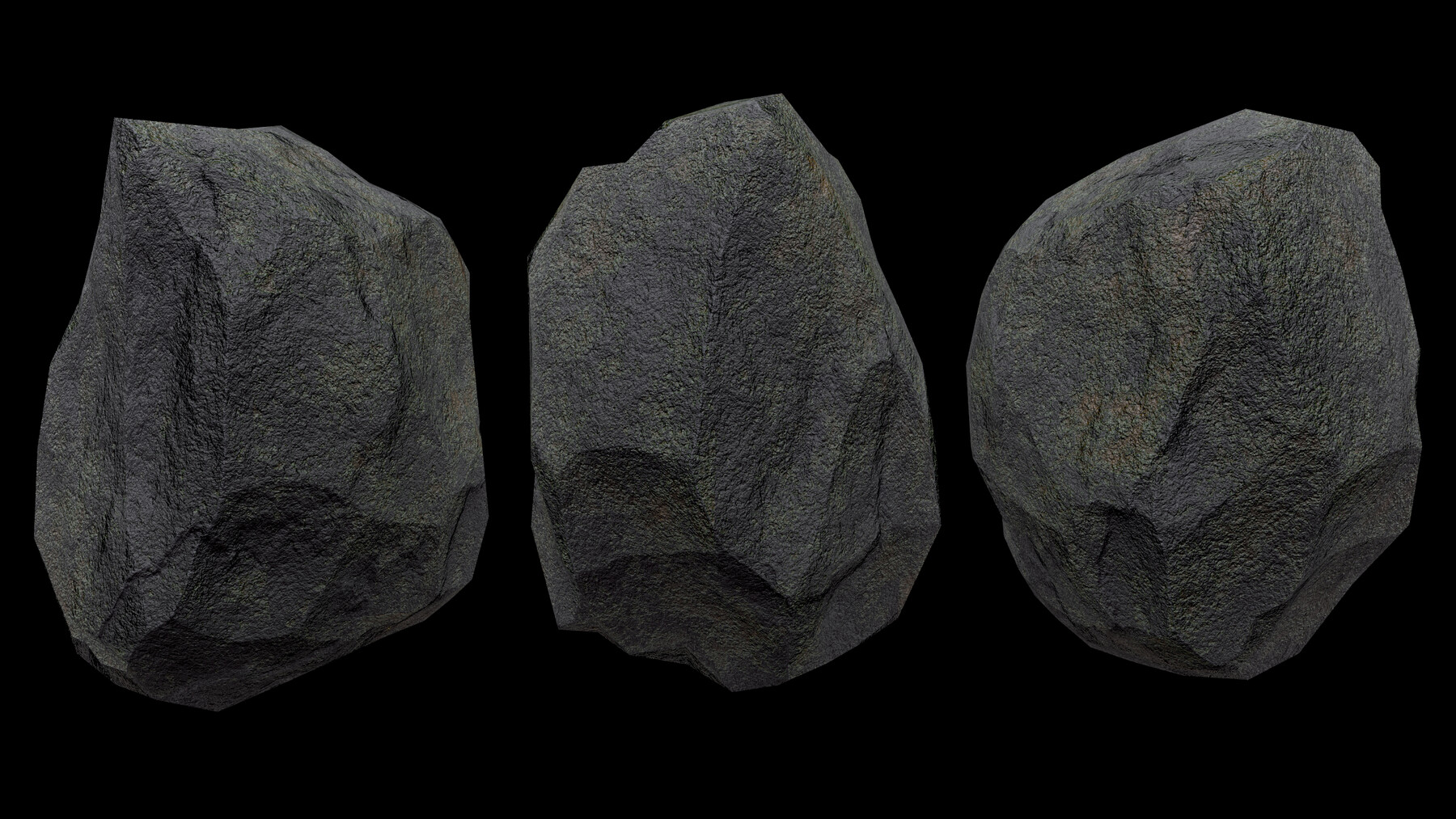 ArtStation - Low Poly Rock_01 (Model + Texture ) | Game Assets