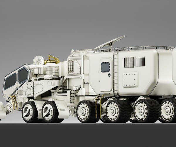 ArtStation - Mars Transport Rover 3D model | Resources