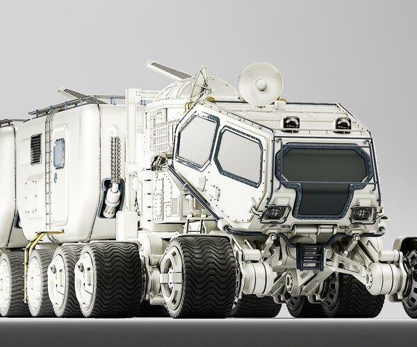 ArtStation - Mars Transport Rover 3D model | Resources